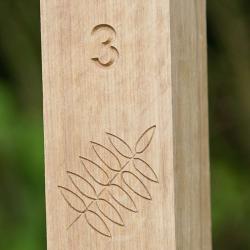 Handmade Oak Waymarkers