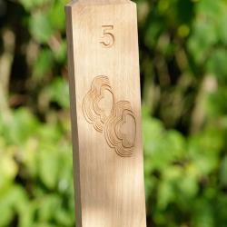 Handmade Oak Waymarkers