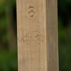 Handmade Oak Waymarkers