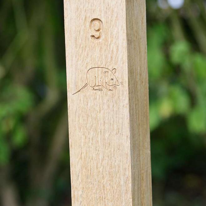 Handmade Oak Waymarkers