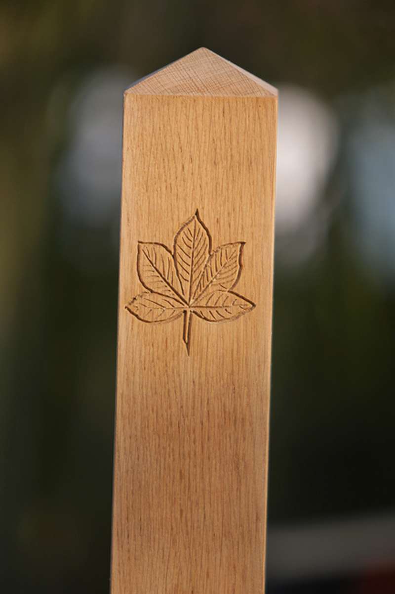 Handmade Oak Waymarkers