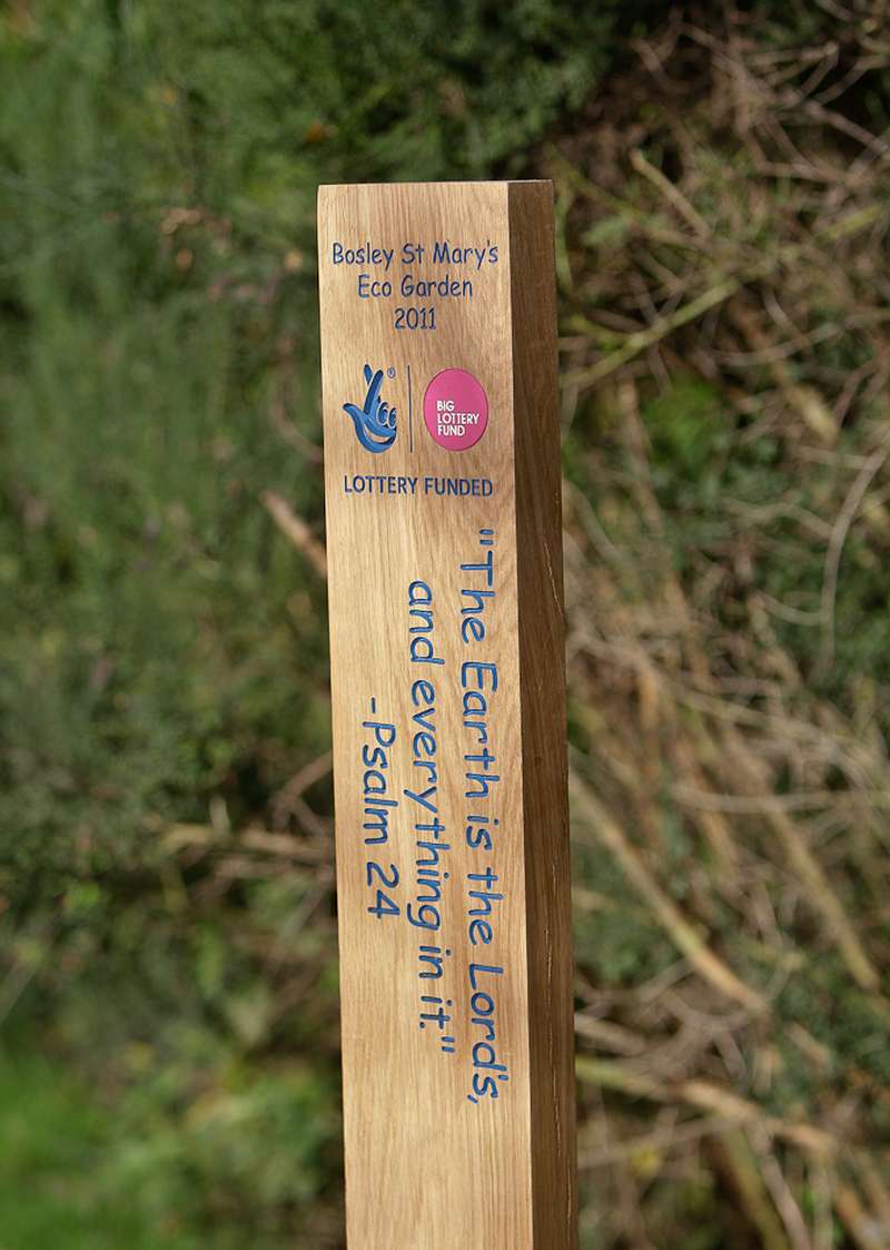 Handmade Oak Waymarkers