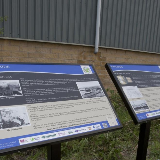 Interpretation Panels by nature sign design