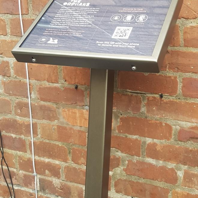 Steel Lecterns from Nature Sign Design