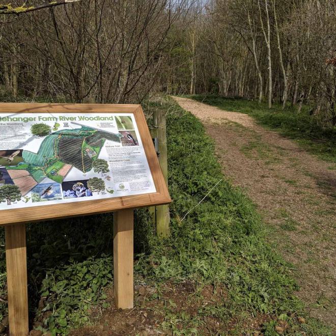 Interpretation Panels by nature sign design